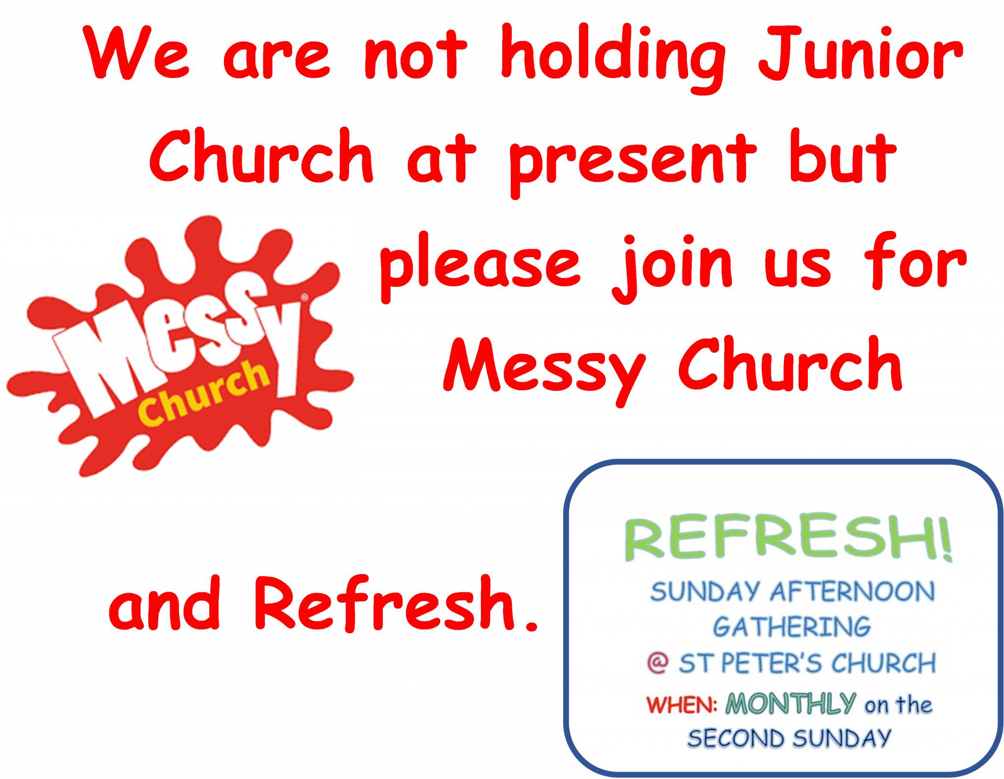 JUNIOR CHURCH - St Peter's Church Wrecclesham